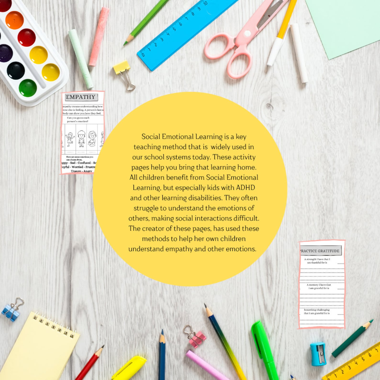 Social Emotional Learning Activity Pages - Etsy