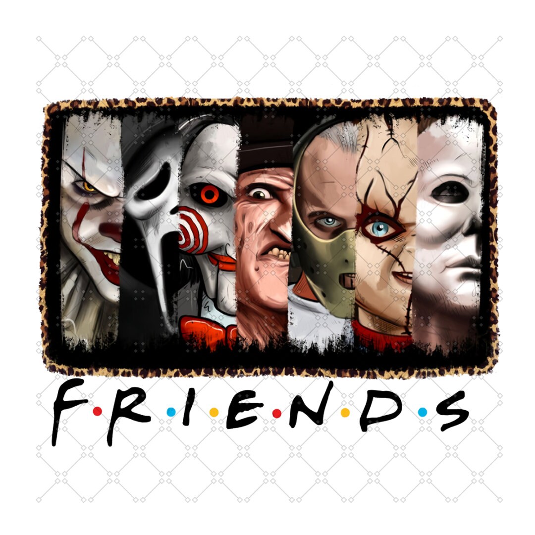 Horror Friends Png Horror Characters Png Halloween Movie - Etsy Australia