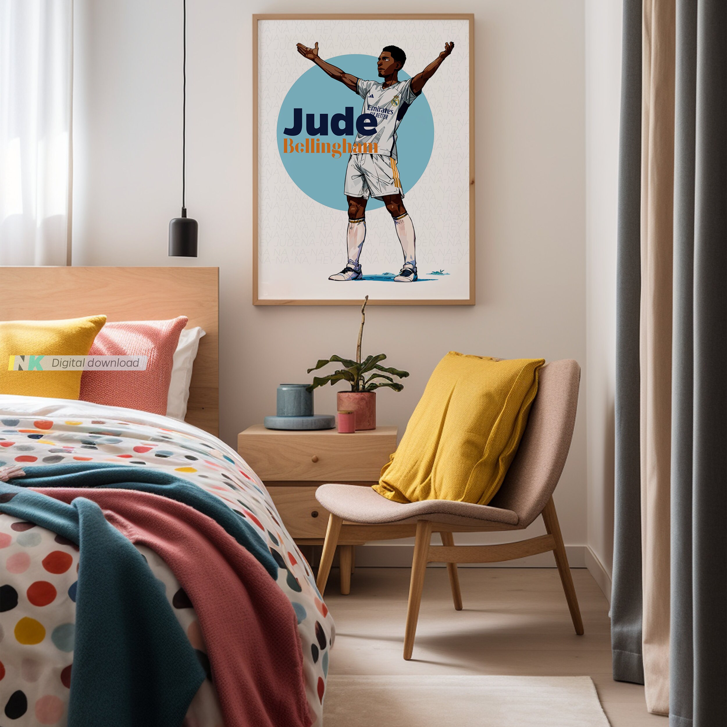 Poster Bellingham Madrid, Jude Bellingham Fútbolista, Hey Jude, Jude ...