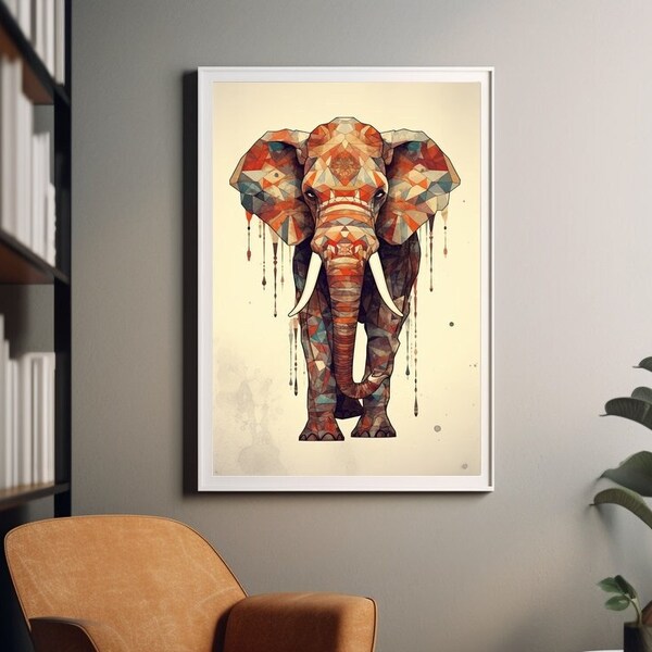 Elephant Poster - Etsy