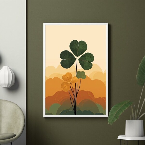Shamrock Wall Art - Etsy