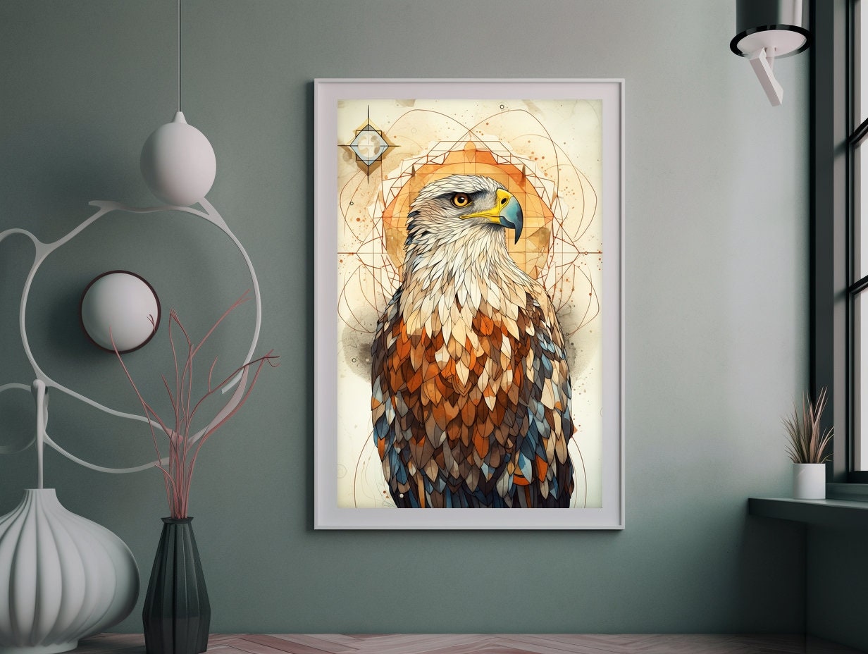 American Bald Eagle Wall Art, Digital Download, Bald Eagle Print ...