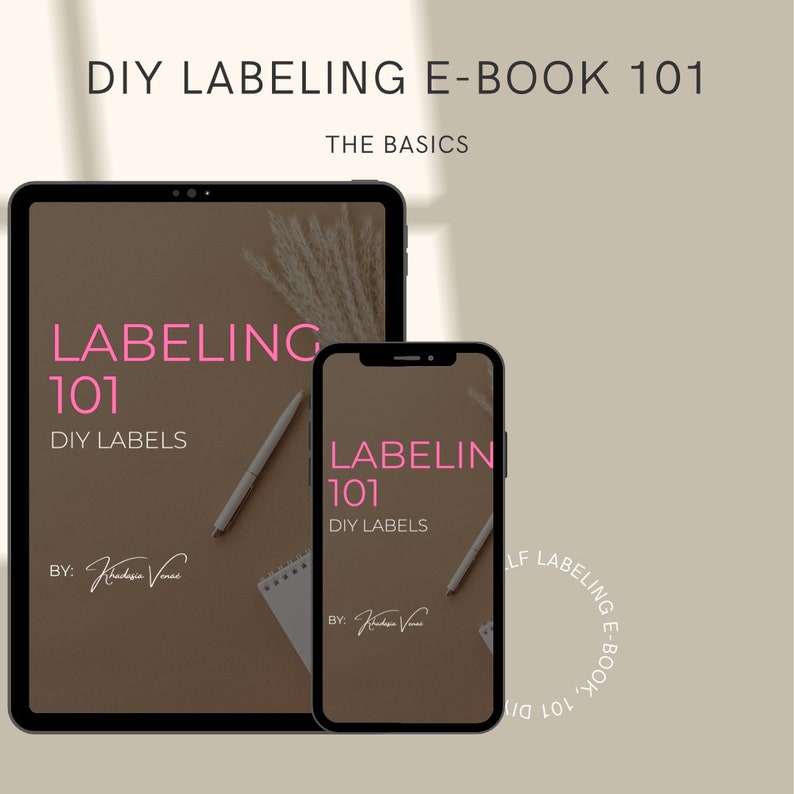DIY Labeling E-book 101 - Etsy