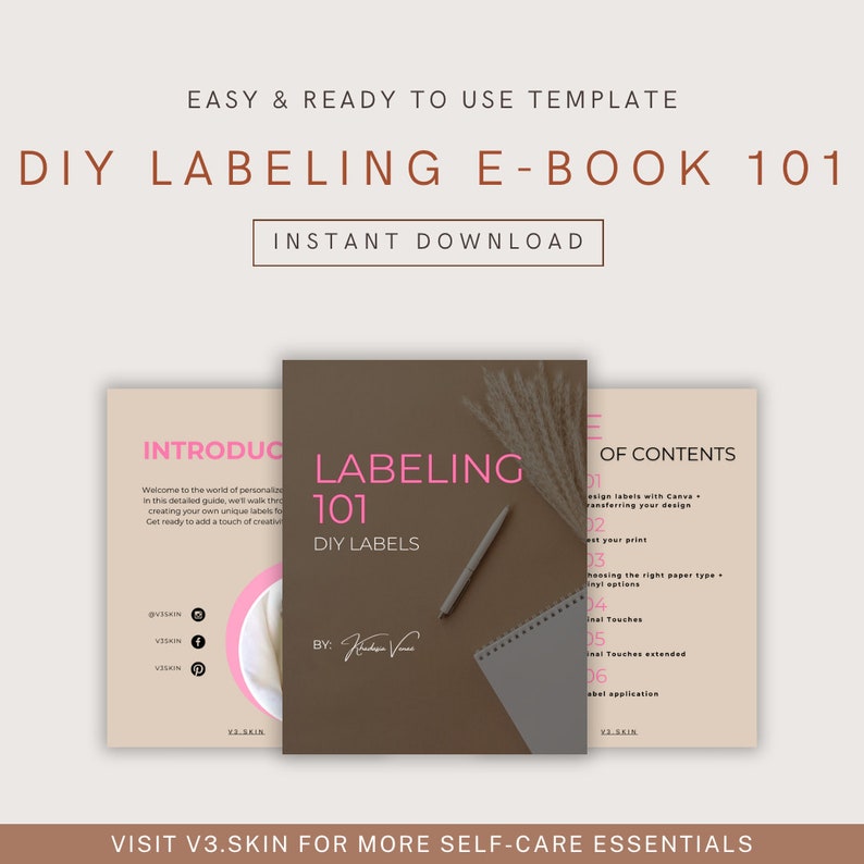 DIY Labeling E-book 101 - Etsy