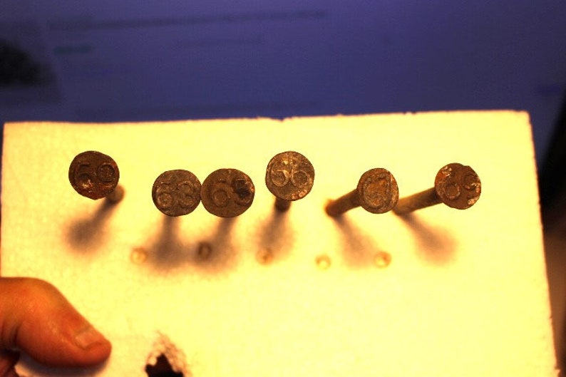 Vintage Railroad Date Nails. From 1960s - Etsy