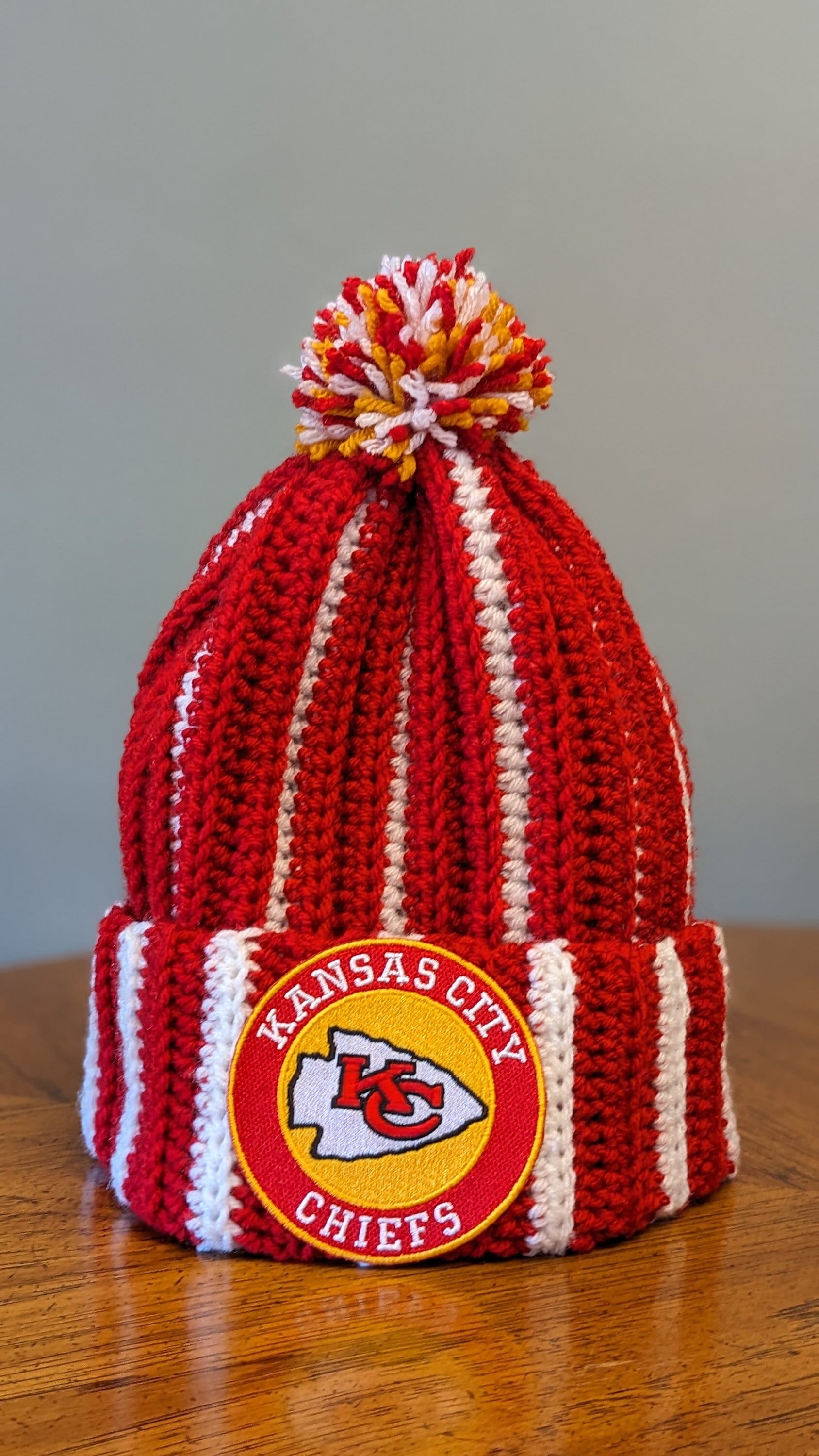 NFL Handmade Crochet Beanie Chiefs, Bills, 49ers - Etsy