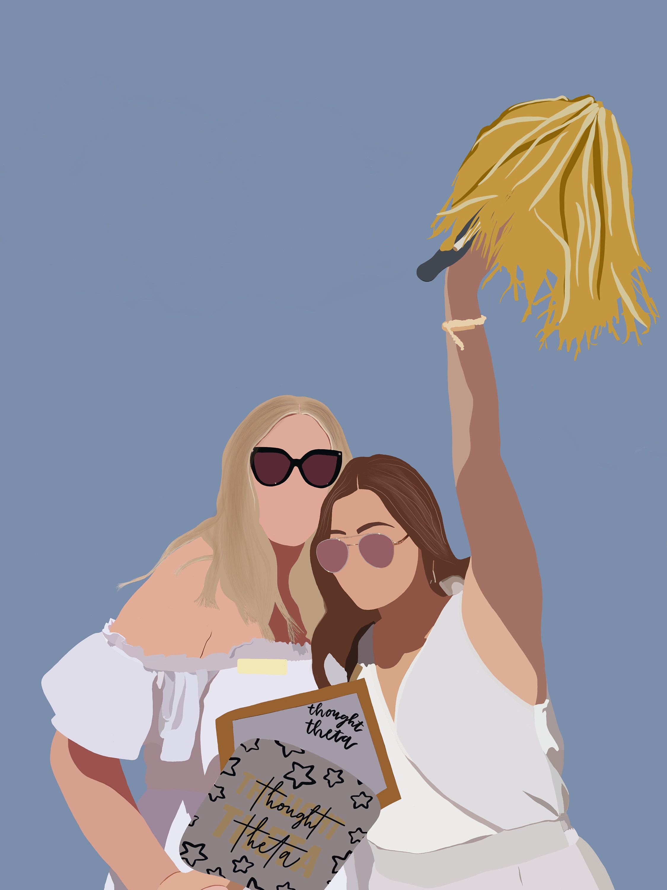 Custom Digital Portrait Photo Illustration Custom Gifts - Etsy