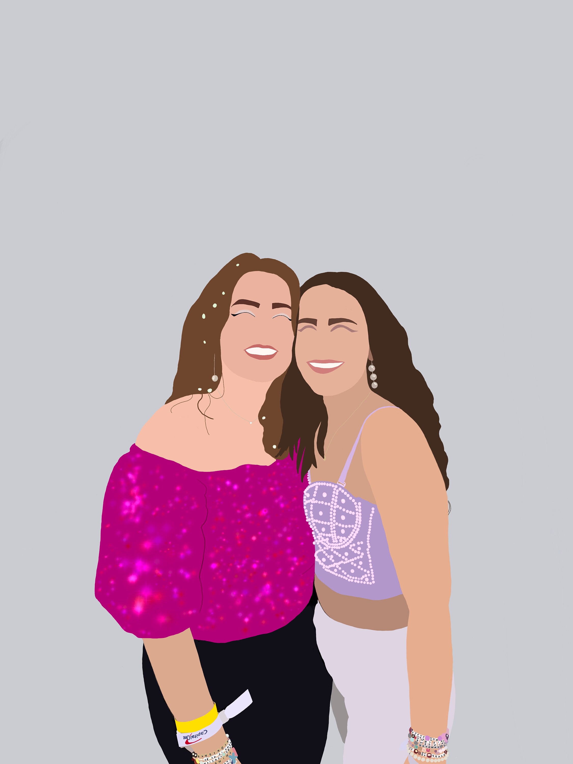 Custom Digital Portrait Photo Illustration Custom Gifts - Etsy