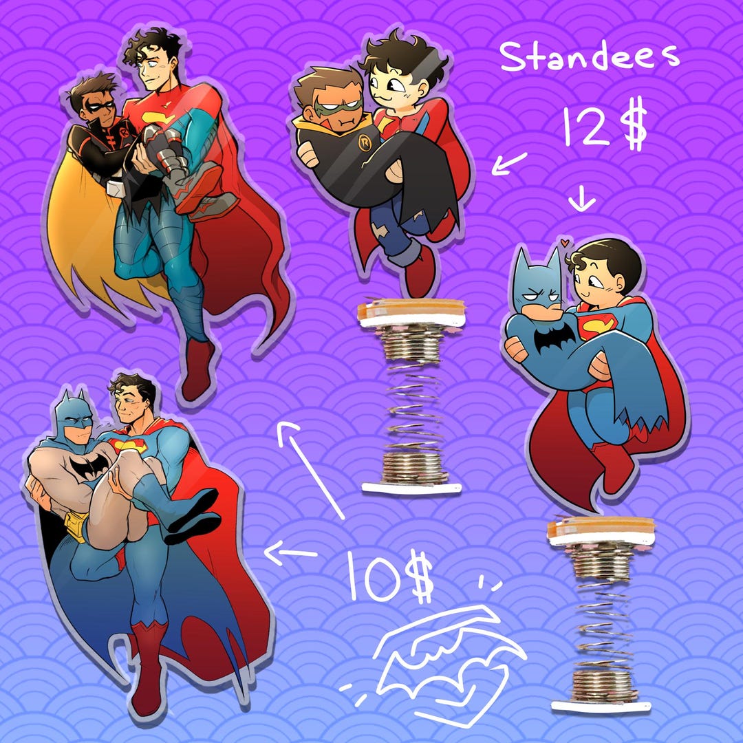 PRE-ORDER Bat Superhero Kids Standees - Etsy