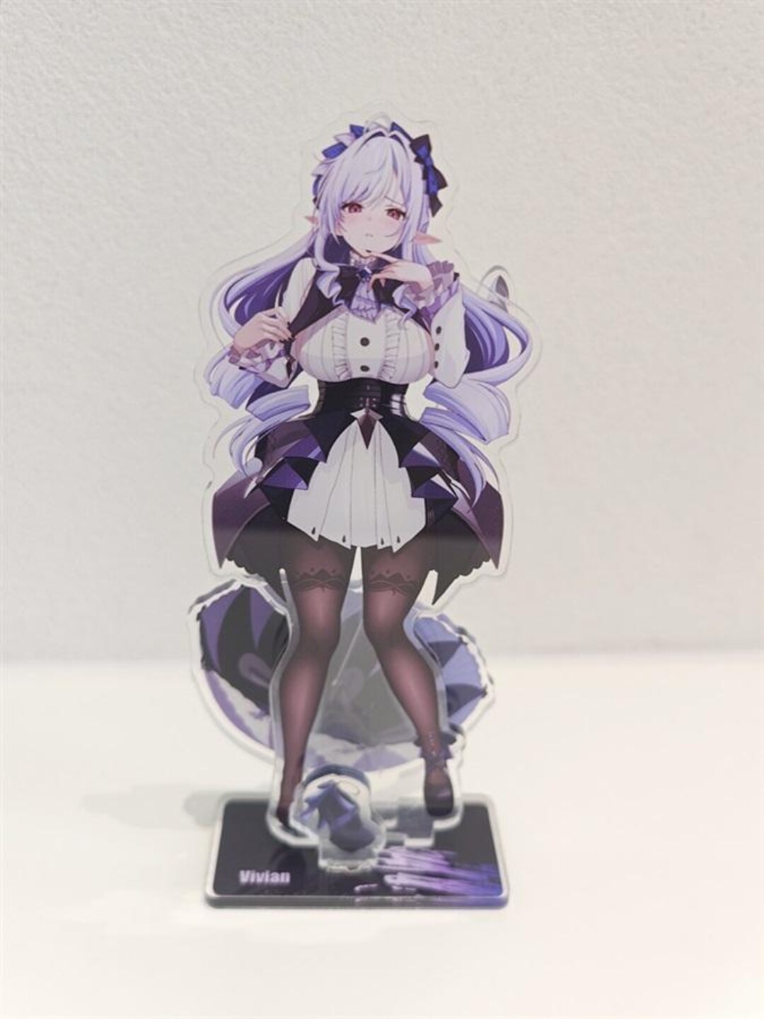 Vivian Banshee Acrylic Standee and Prop Set With Keychain Charm Zenless ...