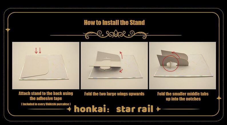 Honkai Star Rail Acrylic Multilayer Sparkle Holographic Japanese ...