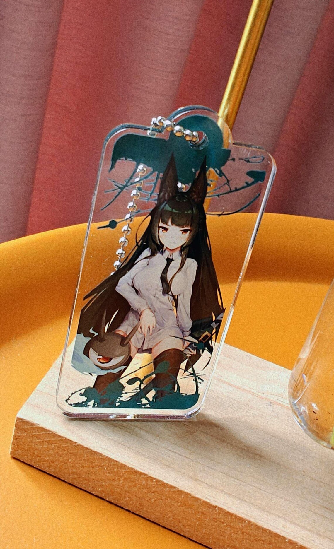 Hoshimi Miyabi Acrylic Standee and Prop Set With Keychain Charm Zenless ...