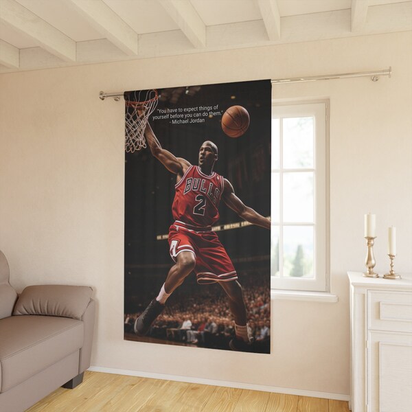 Michael Jordan Curtains - Etsy