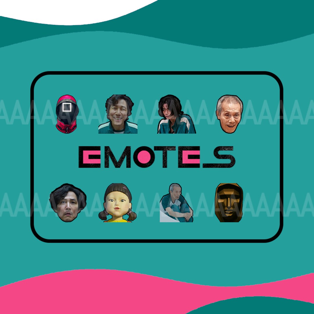 Squid Game Emotes for Twitch and Discord | Twitch Emotes | Discord ...