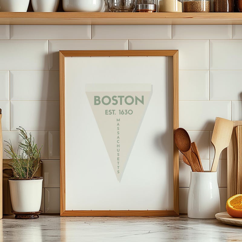 Massachusetts Flag Poster - Etsy