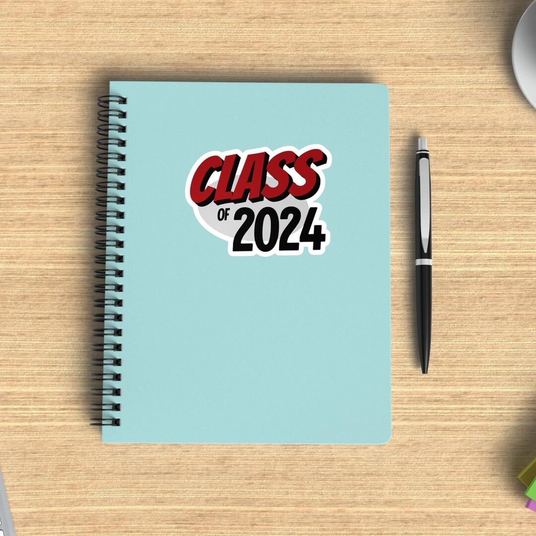 Personalized Class of 2024 Vinyl Decal Senior Class Sticker High School ...