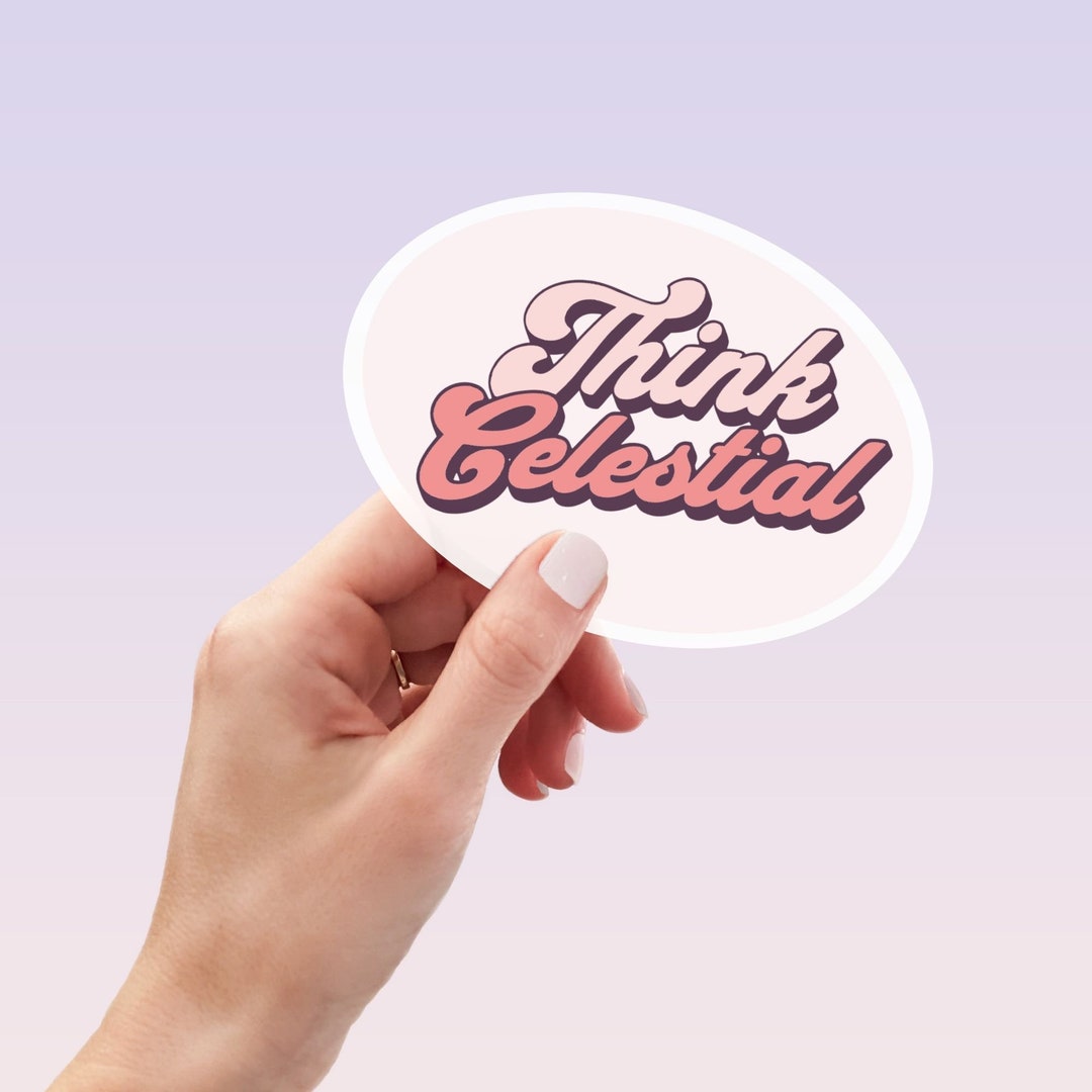 Think Celestial Retro Sticker President Nelson General Conference Vinyl ...