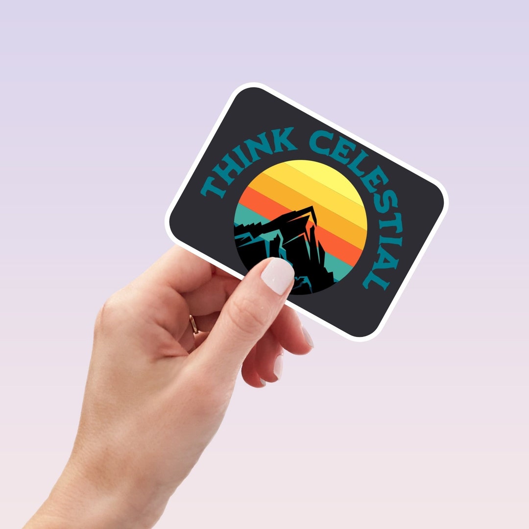 Think Celestial Sticker President Nelson General Conference - Etsy