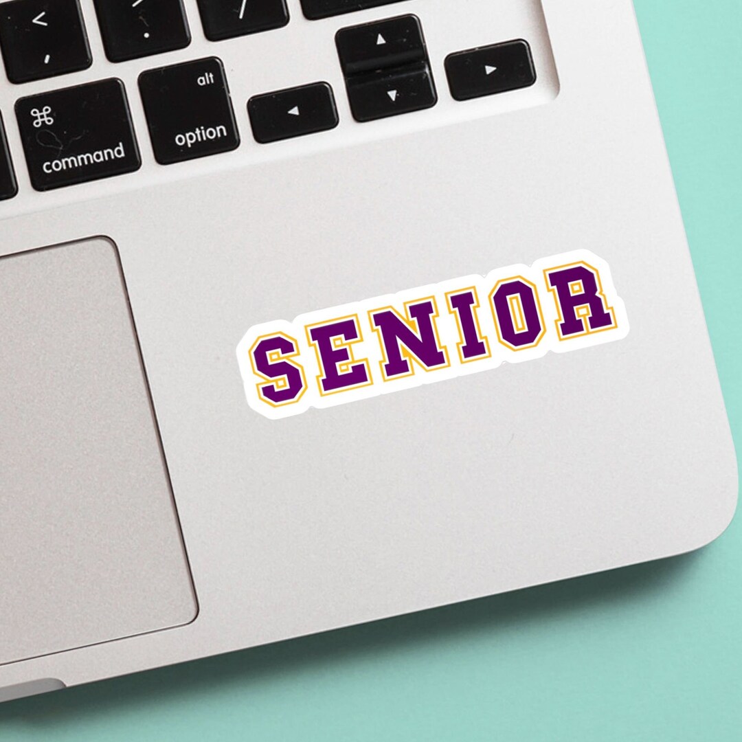 Custom Color High School Senior Sticker Personalized Senior Class ...