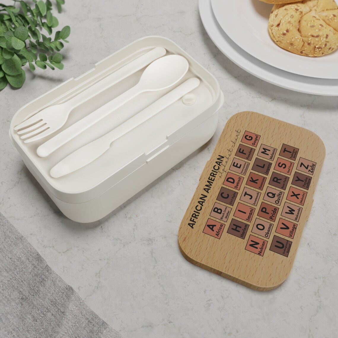 African American ABC Bento Lunch Box - Etsy
