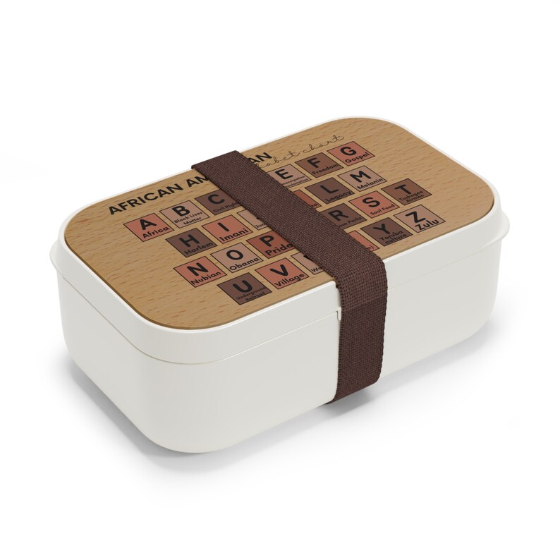 African American ABC Bento Lunch Box - Etsy