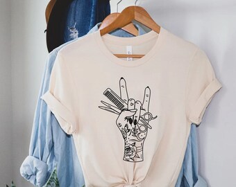 Hair Stylist Shirt, Hair Dresser T-shirt, Licensed Hairapist, Gift for ...