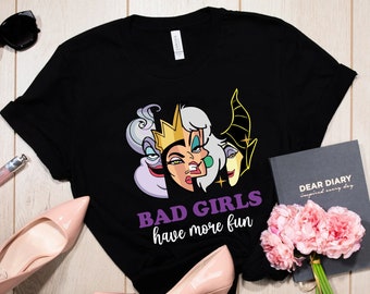 Disney Bad Girls Shirt, Disney Villains Crop Tank, Haunted Mansion, of ...