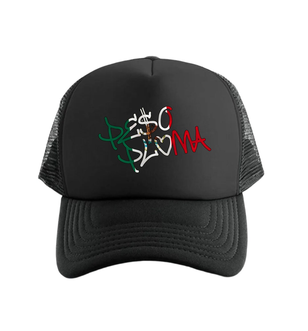 Peso Pluma snapback/trucker Style Hat Black - Etsy