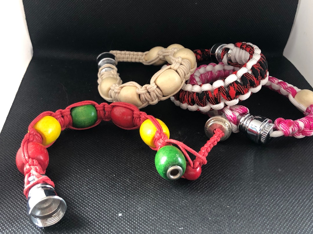 Portable Bracelet Smoking Pipe Herb Pipe Smoke Stoner to Go - Etsy