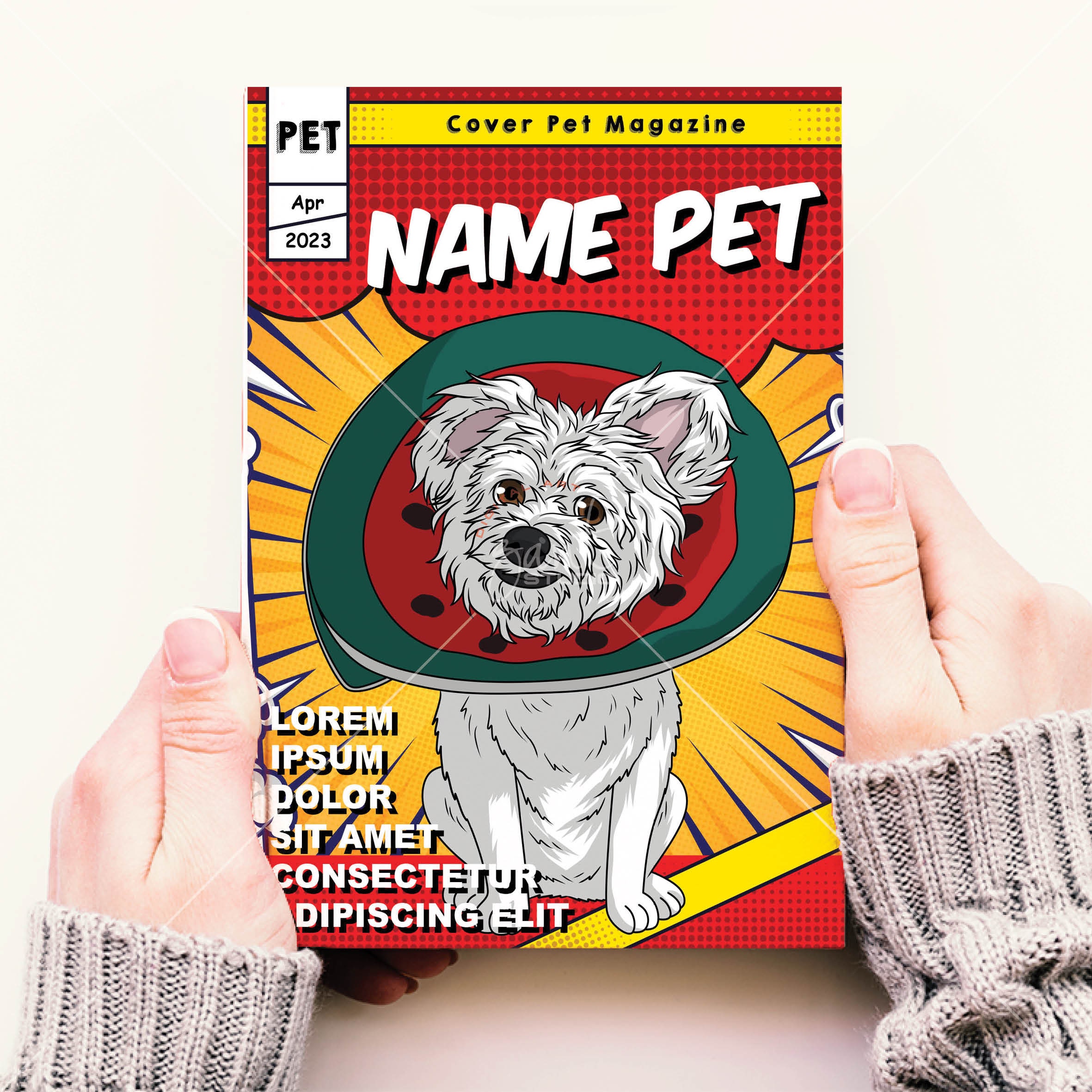 Custom Cartoon Cat & Dog Portrait Comic Book Pet Cartoon - Etsy