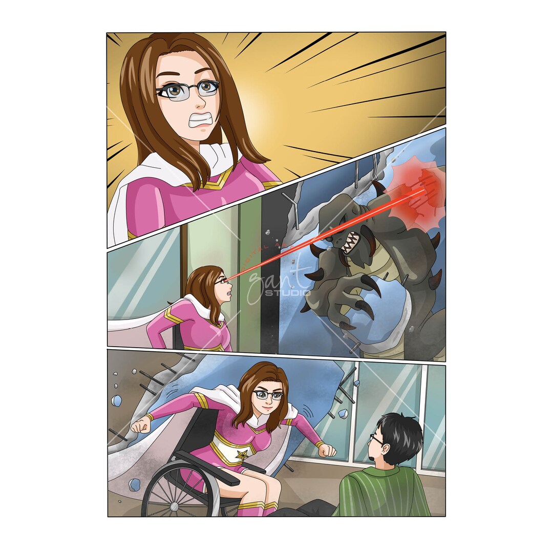 Custom Superhero Comic Books | Couple Portrait | Boyfriend Girlfriend Cartoon | Birthday Gift ...