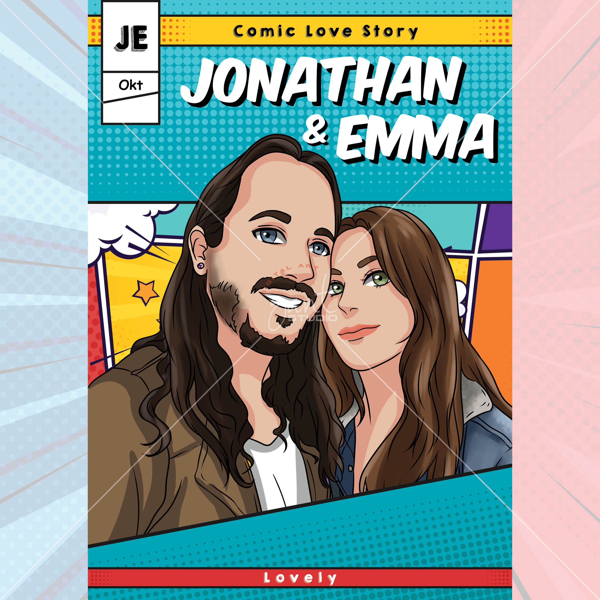 Personalized Comic Book Custom Comic Cover Gift Anniversary Husband ...