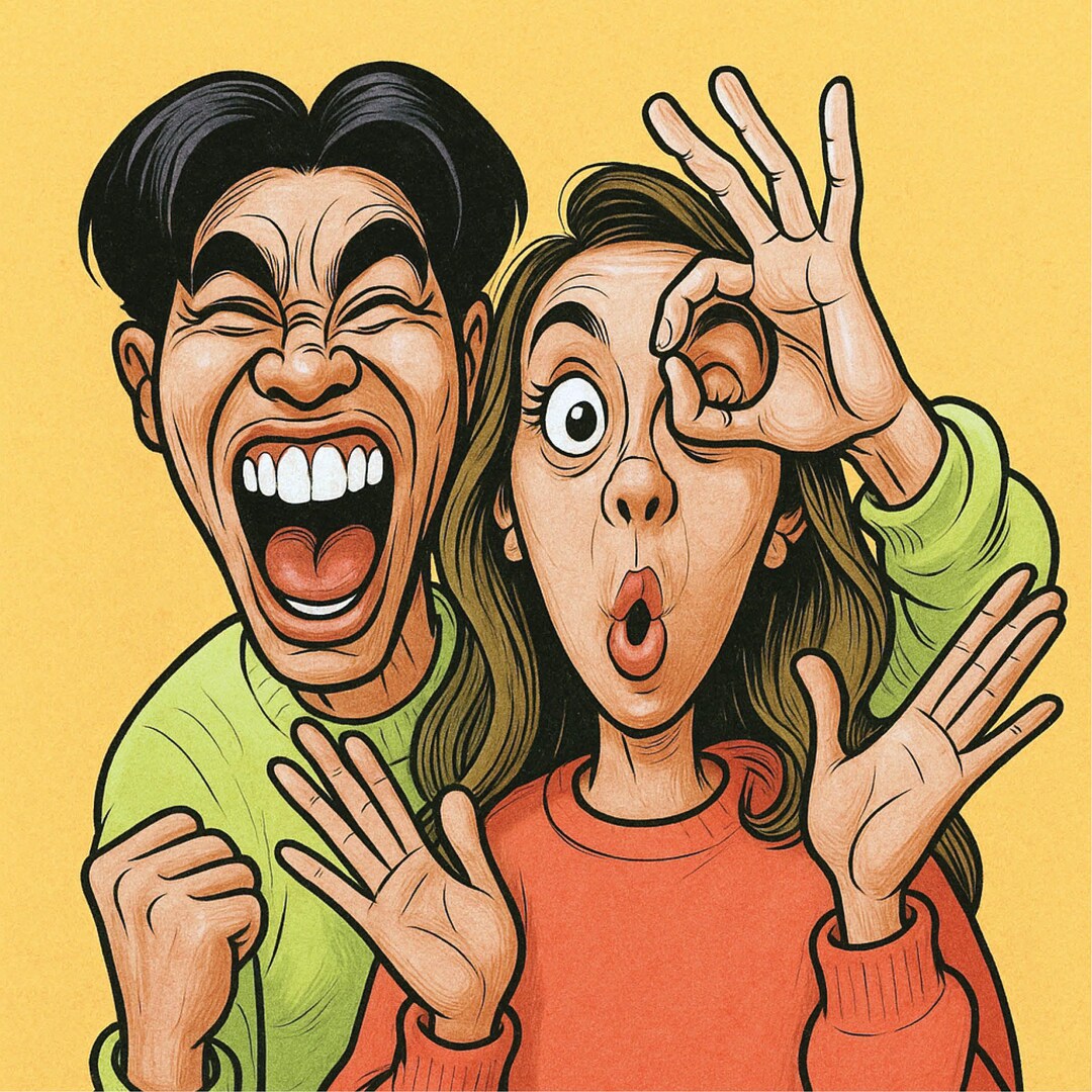 Custom Portrait Cartoon Funny Caricature Digital Cartoon Gift ...