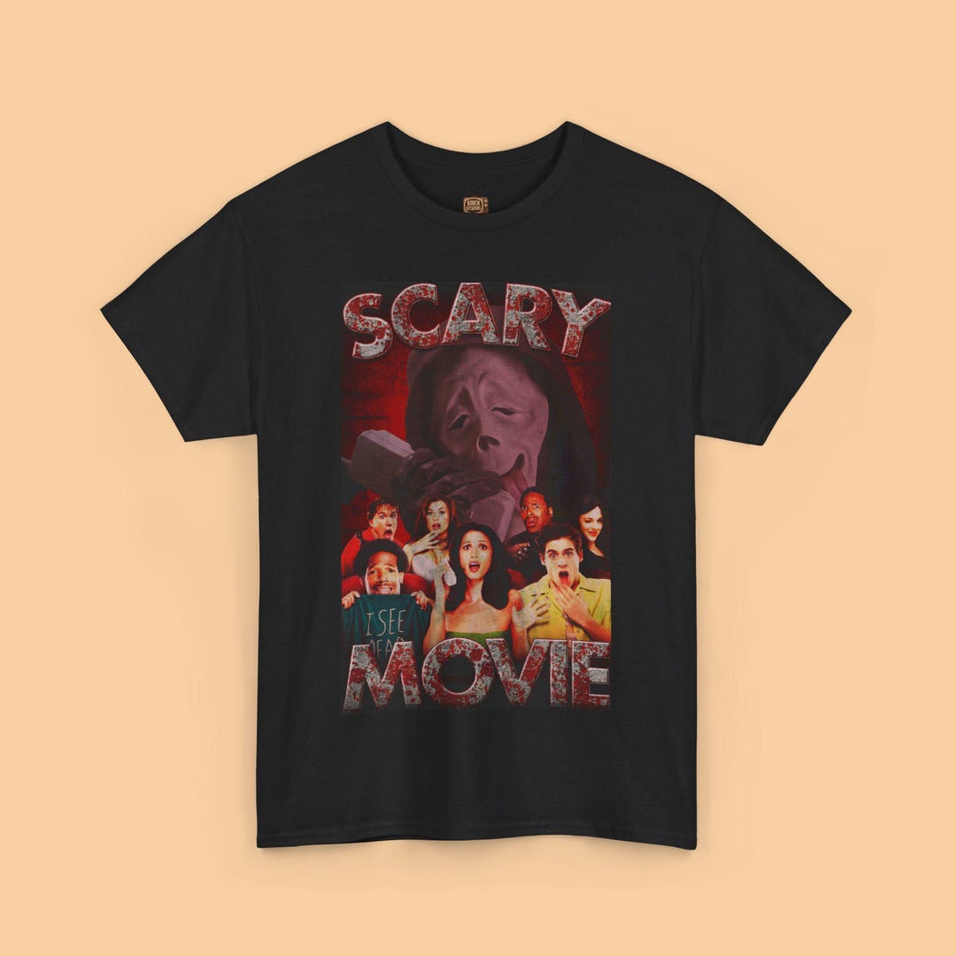 Scary Movie 2000 Bootleg Style T-shirt Vintage Horror Comedy Streetwear ...