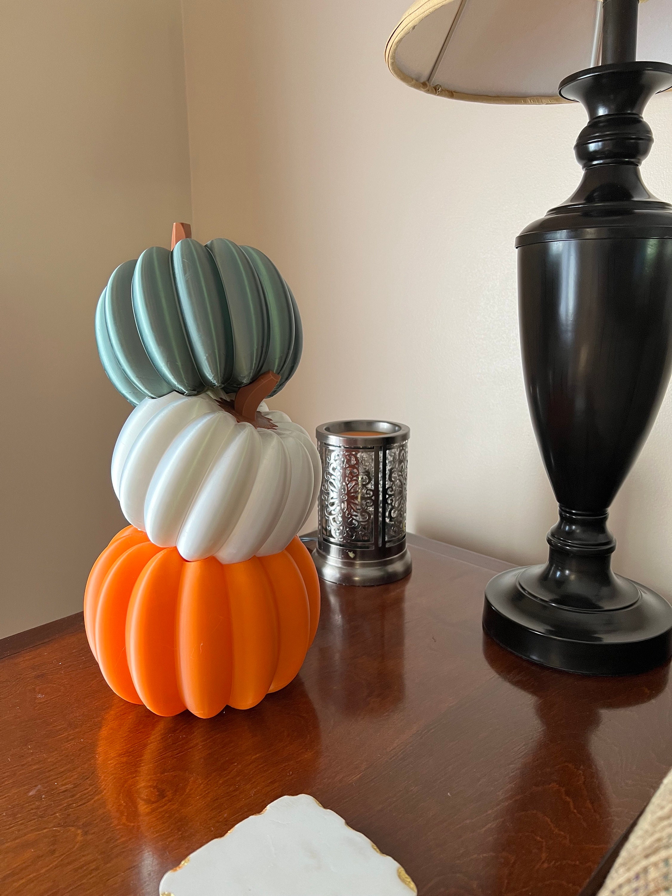 Beautiful 3D Printed Fall Staggered Pumpkin Stack for Your Home - Etsy