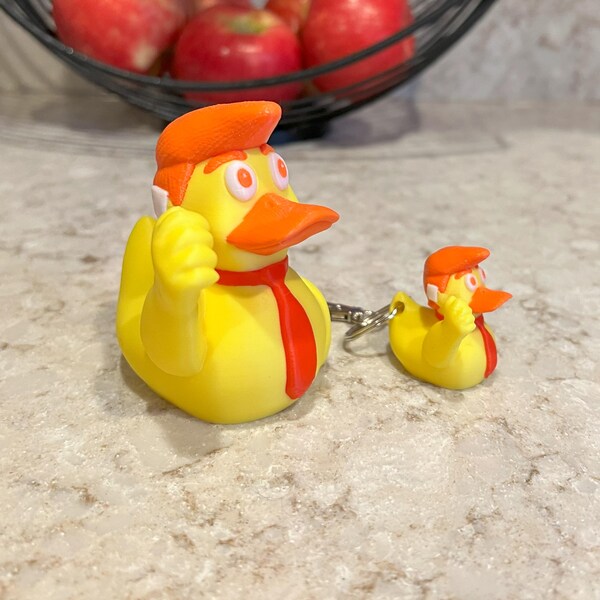 3d Printed Duck Keychains - Etsy