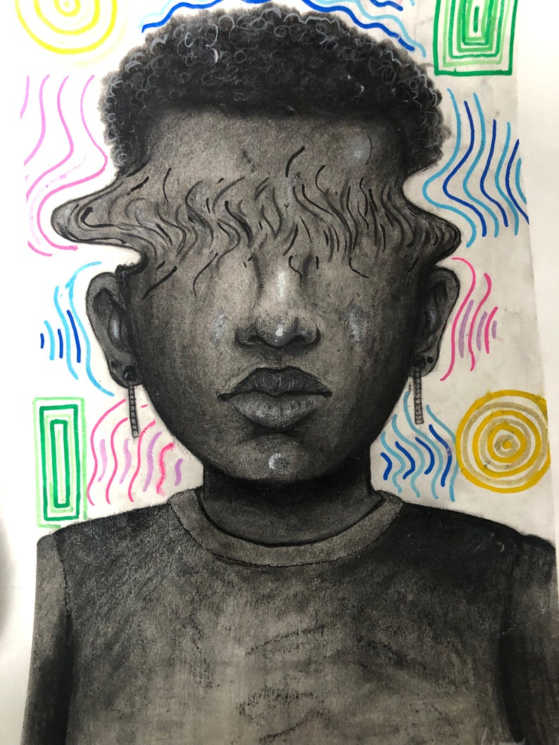 OVERWHELMED Art Print - Etsy