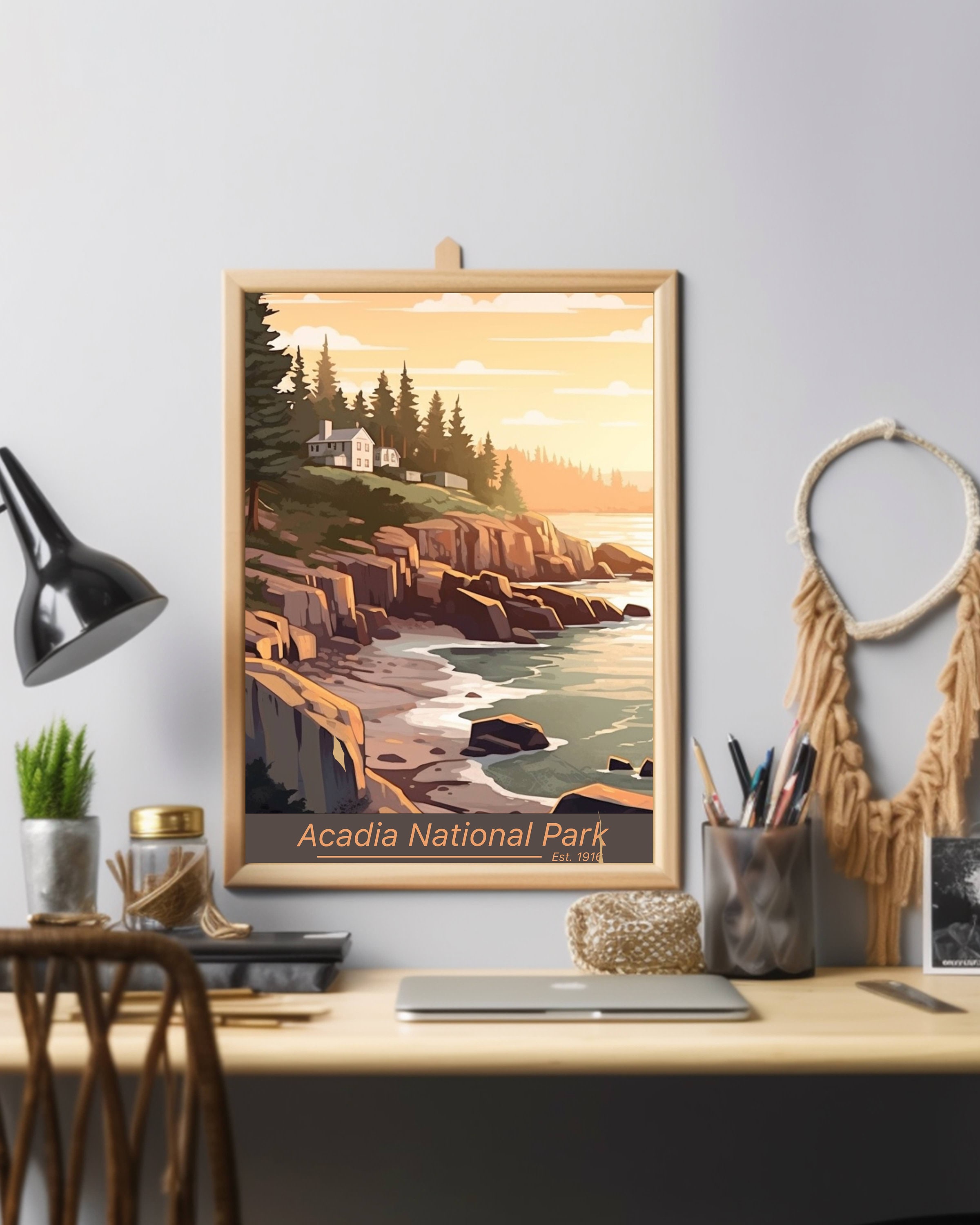 Acadia National Park Commercial Use Digital Art - High-resolution PNG ...
