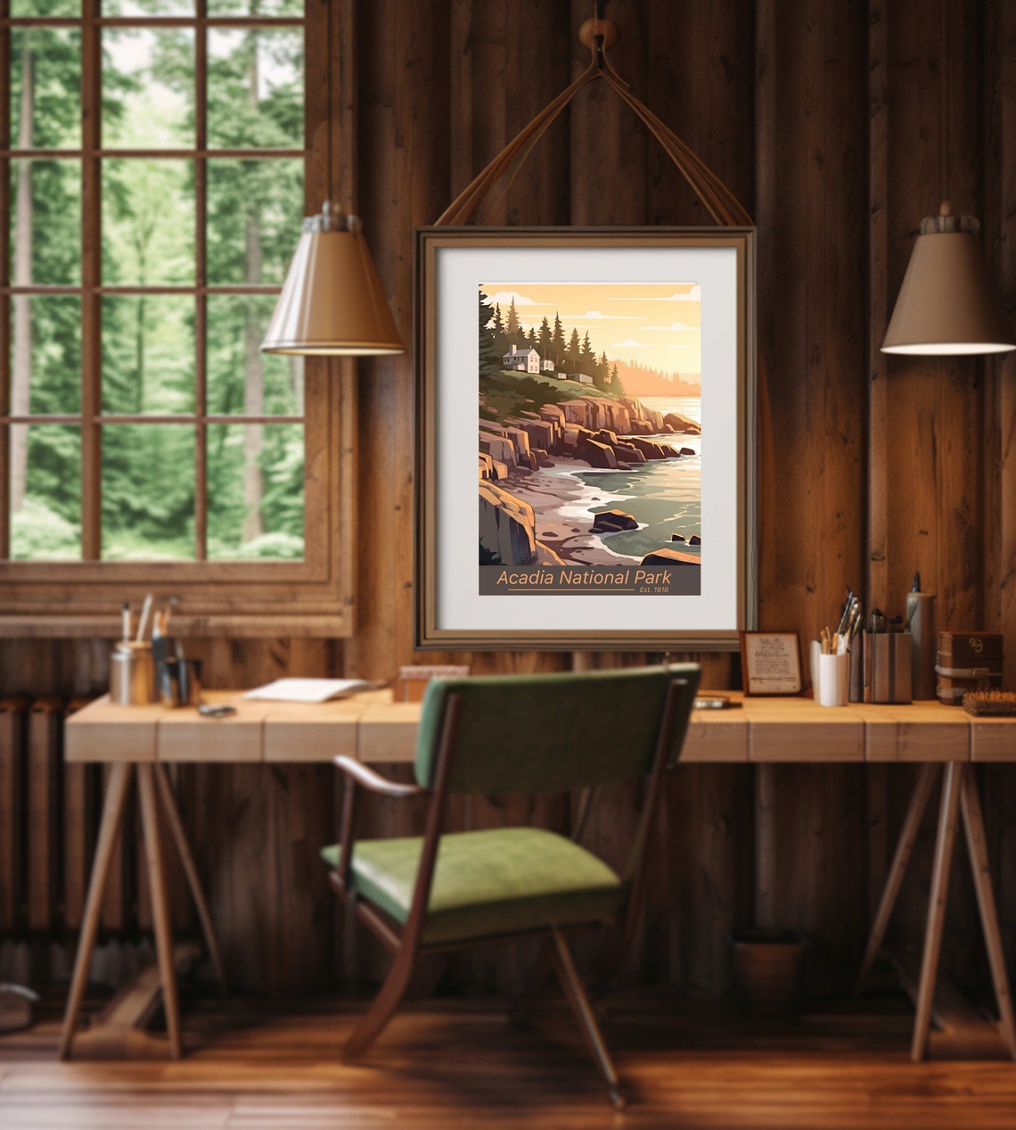 Acadia National Park Commercial Use Digital Art - High-resolution PNG ...