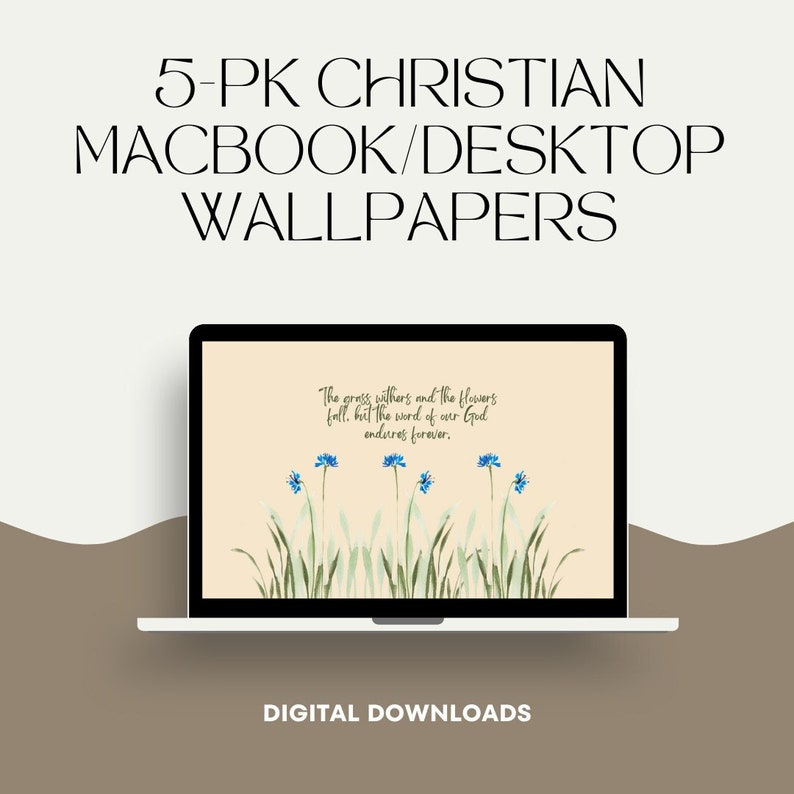 Bible Verse Wallpaper, Desktop Wallpaper (5-pk) - Etsy