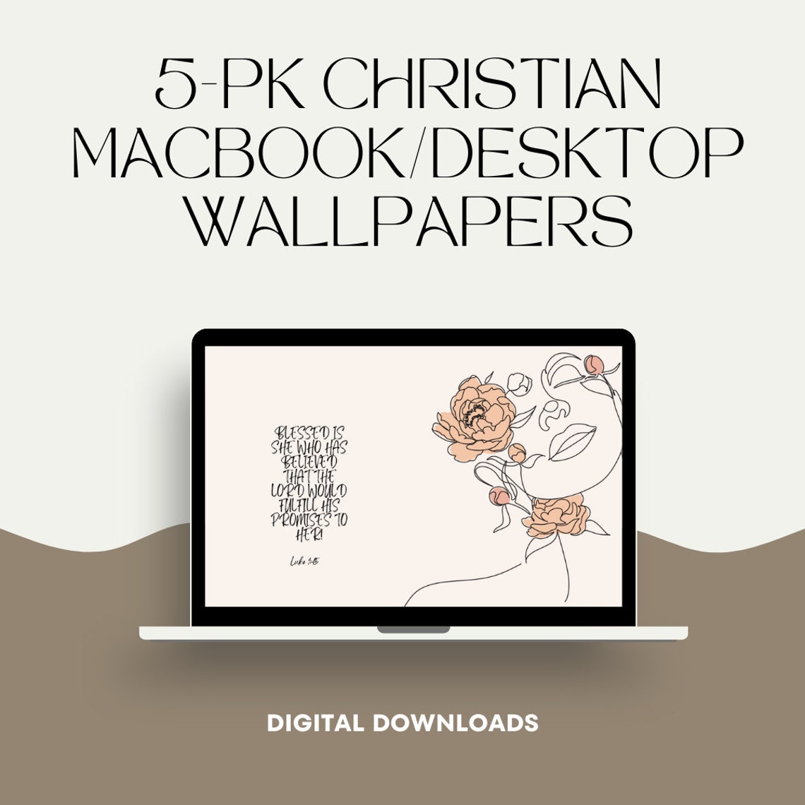 Bible Verse Wallpaper, Desktop Wallpaper (5-pk) - Etsy