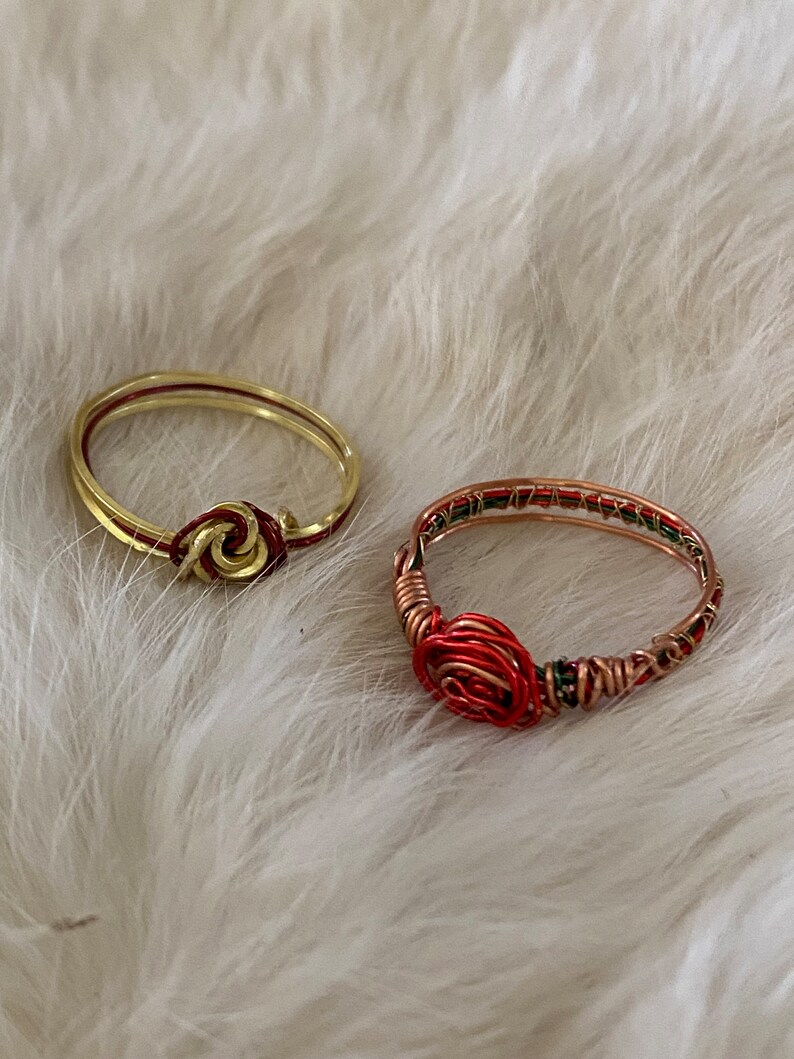 Handmade Wire and Gemstone Rings - Etsy