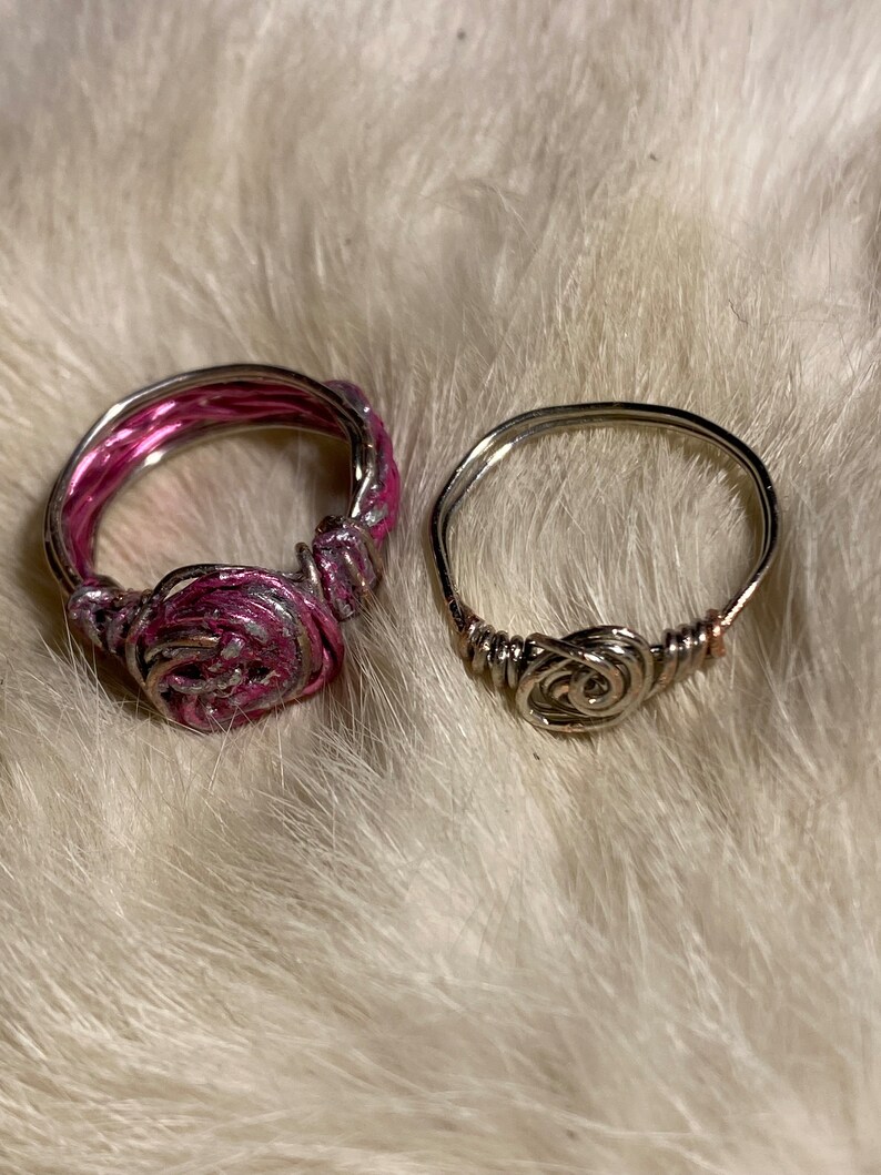 Handmade Wire and Gemstone Rings - Etsy