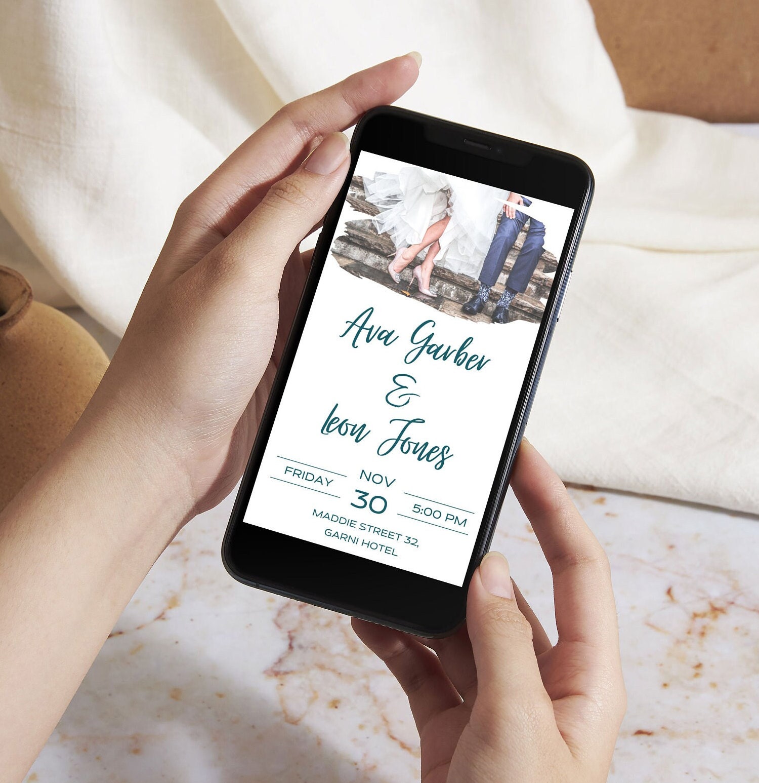 Wedding Video Invitation, Animated Card, Digital Wedding Invitation ...