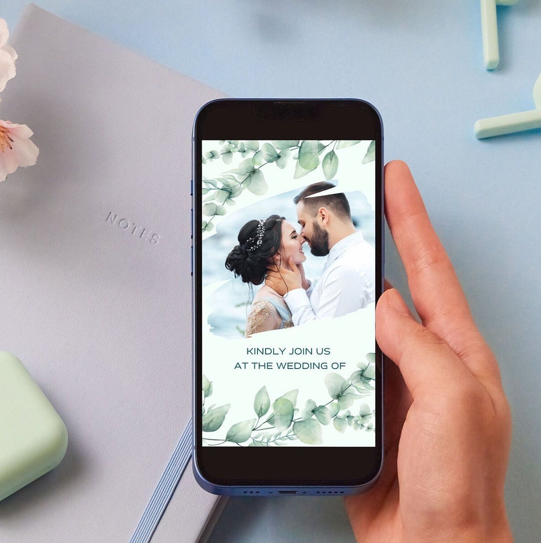 Wedding Video Invitation, Animated Card, Digital Wedding Invitation ...