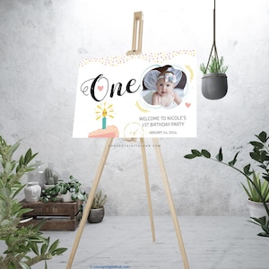 First Birthday Welcome Board Sign - Etsy
