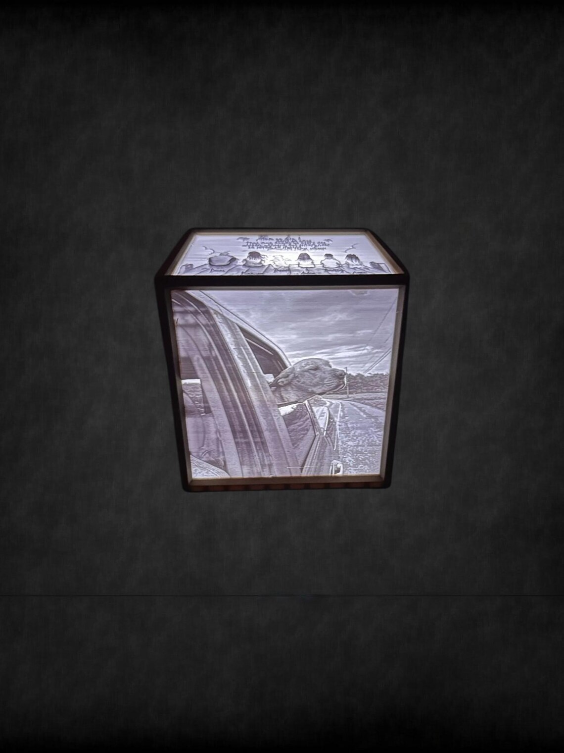 Custom Memorial Lithophane Box - Etsy