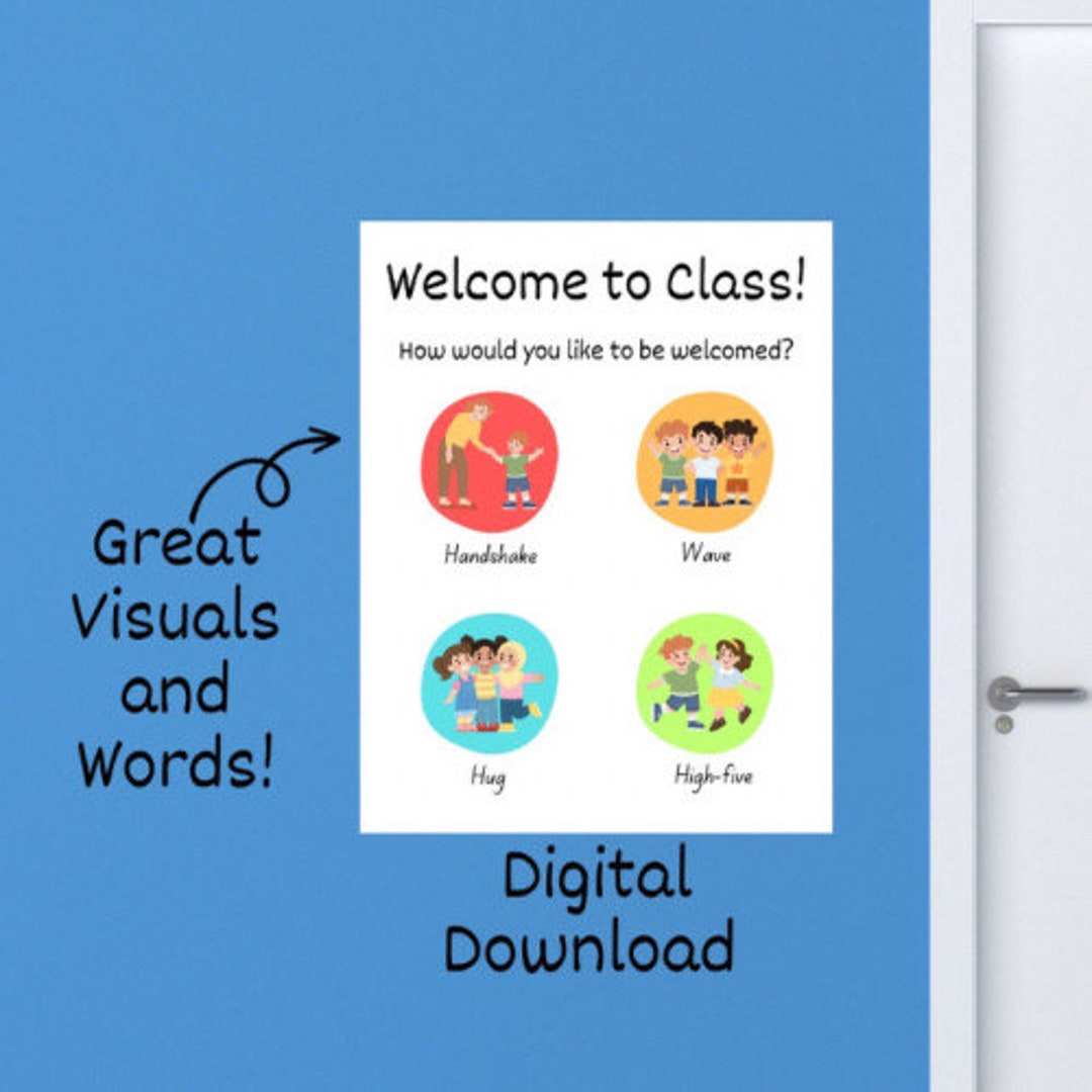 Welcome to Class Poster - Etsy
