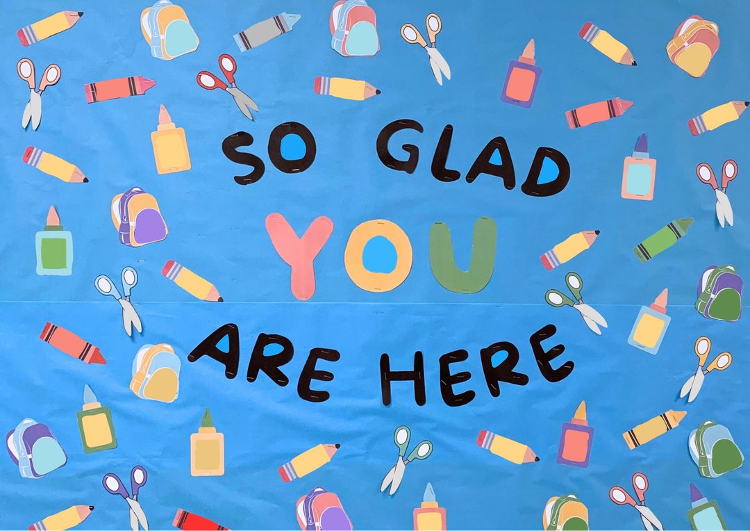 Bulletin Board: so Glad You Are Here - Etsy