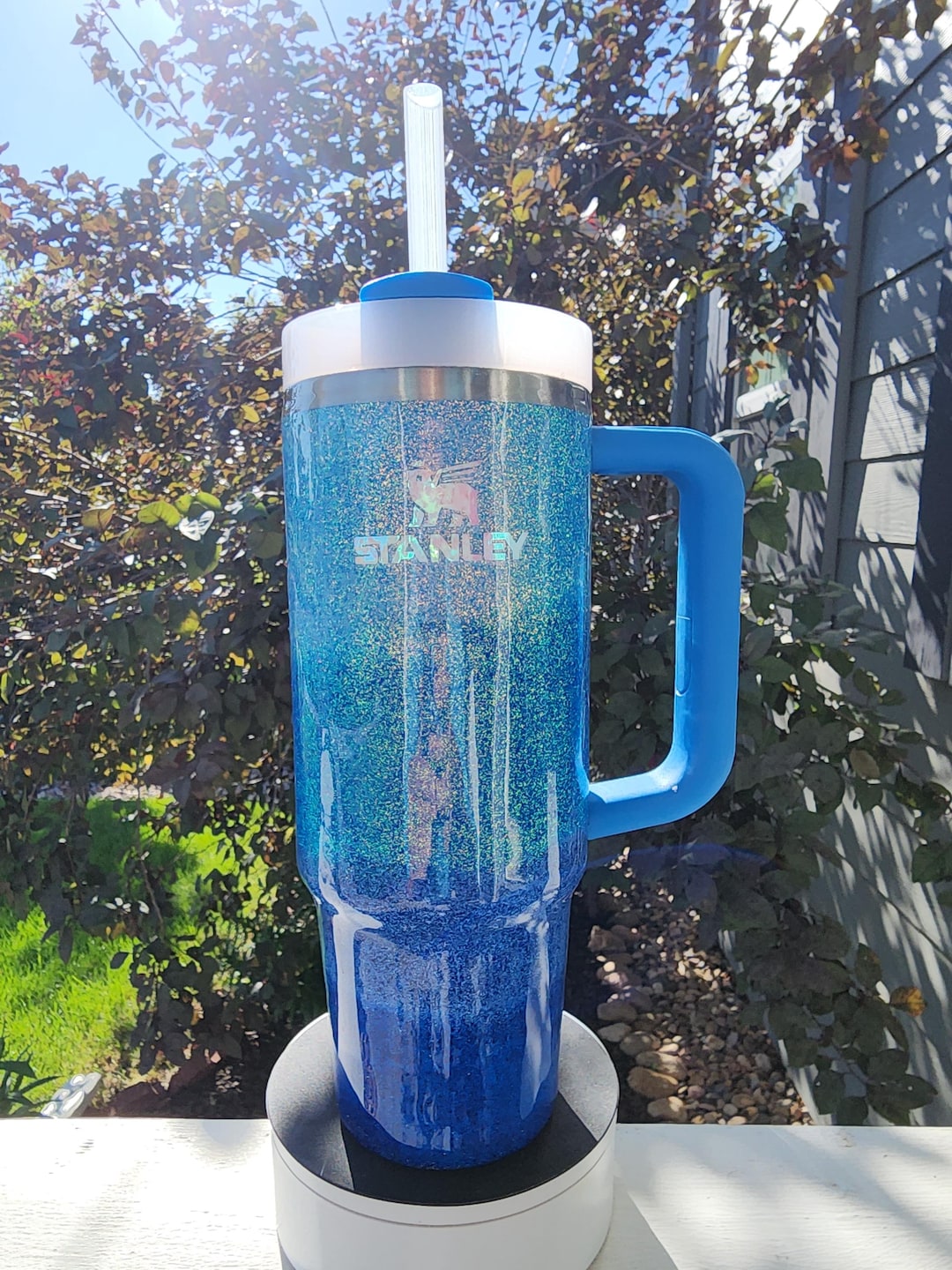 Customizable Color Glitter Ombre Stanley Tumbler - Etsy